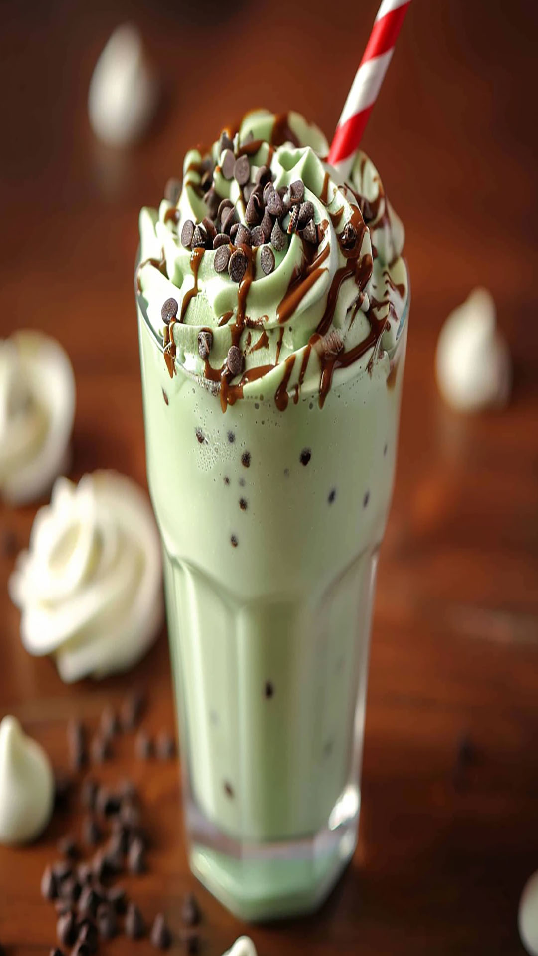 Mint Chocolate Chip Milk - Cravefuly