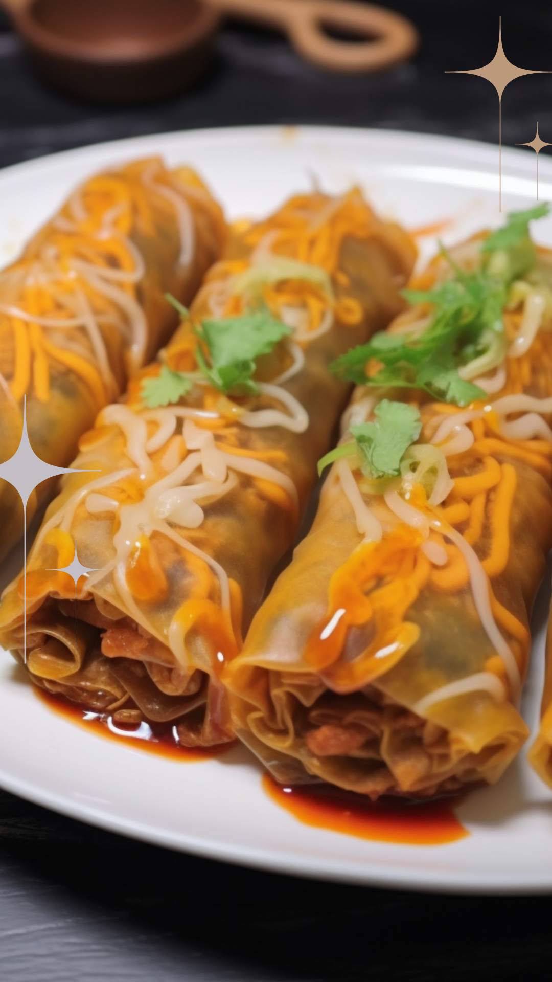 Spicy Noodle Spring Rolls - Cravefuly