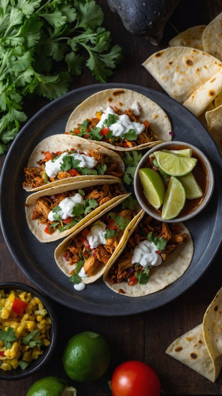 Best Chicken Tacos Ever Recipe - Cravefuly