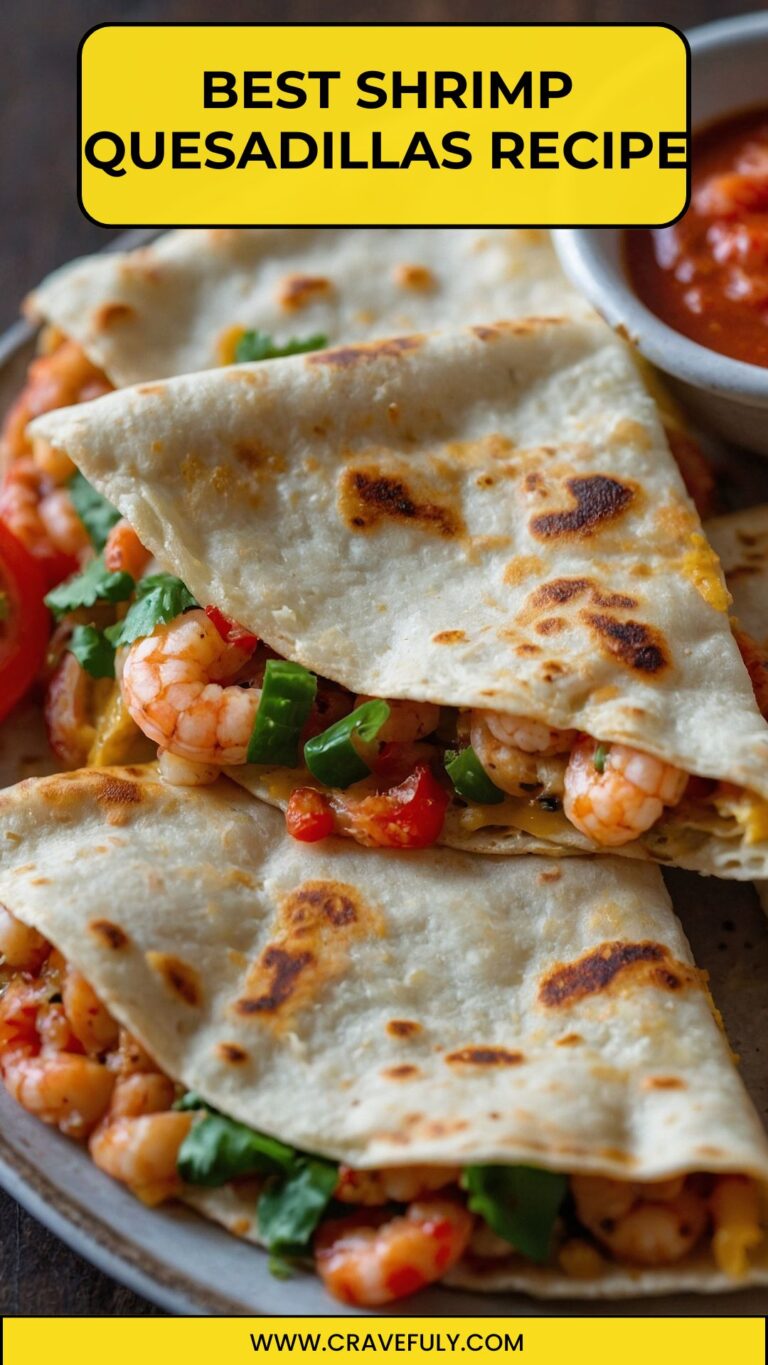 Best Shrimp Quesadillas Recipe - Cravefuly