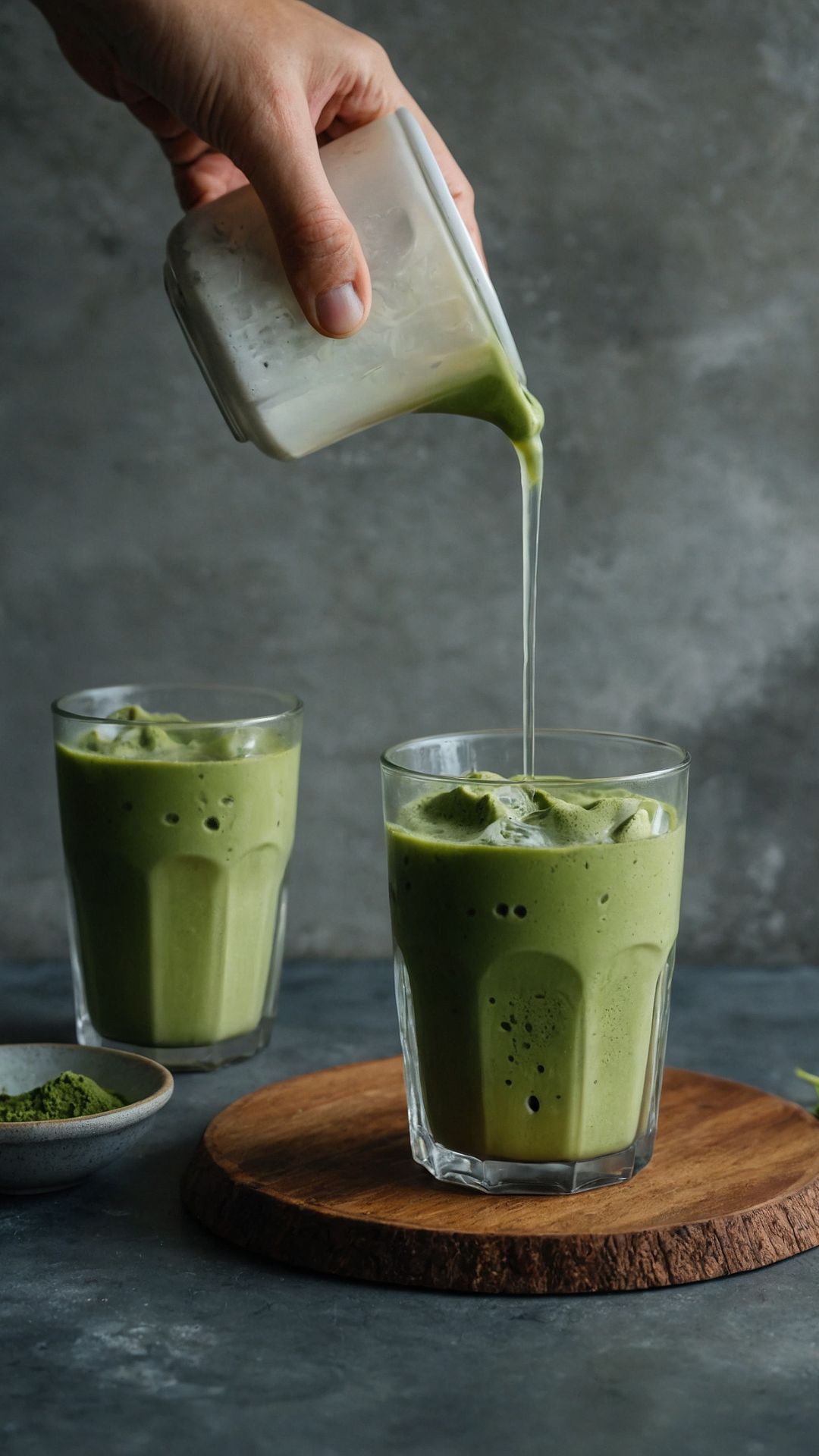 Homemade Iced Matcha Latte Recipe - Cravefuly