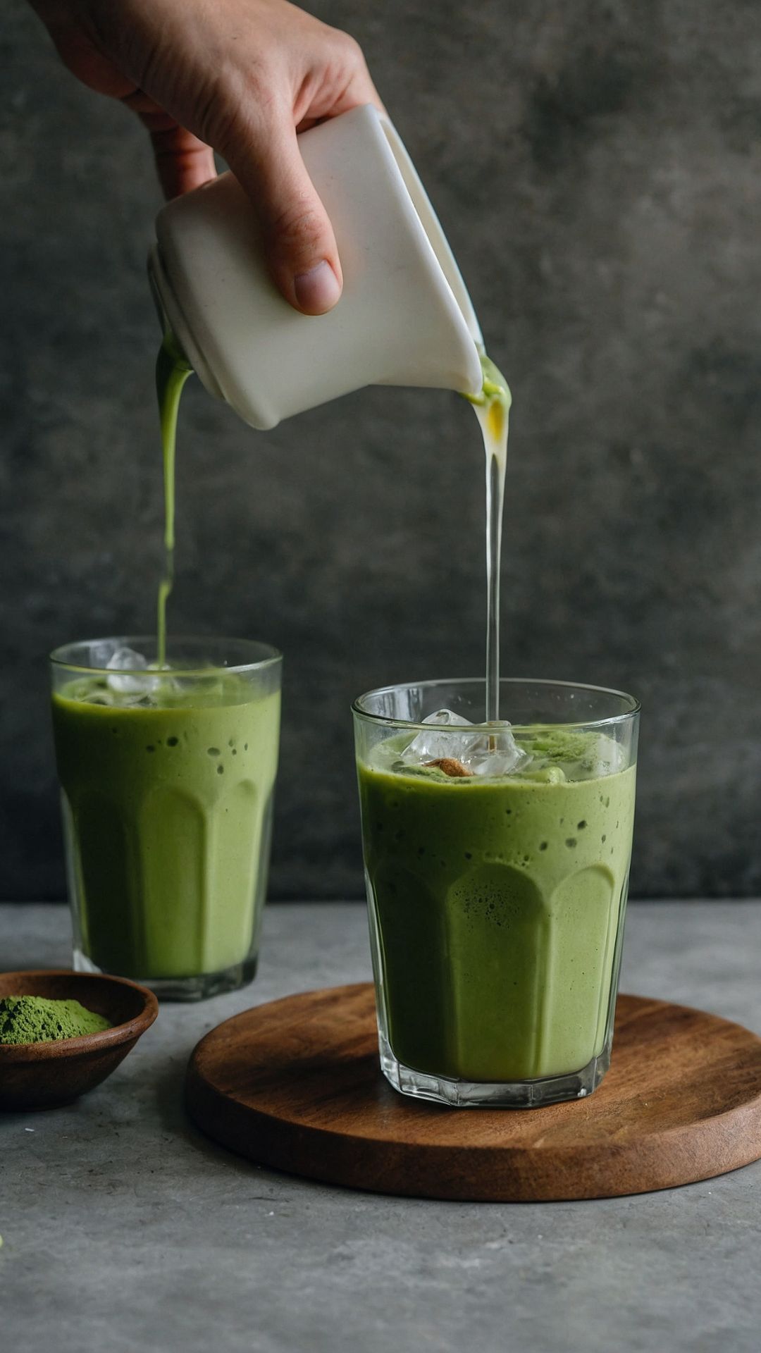 Homemade Iced Matcha Latte Recipe - Cravefuly