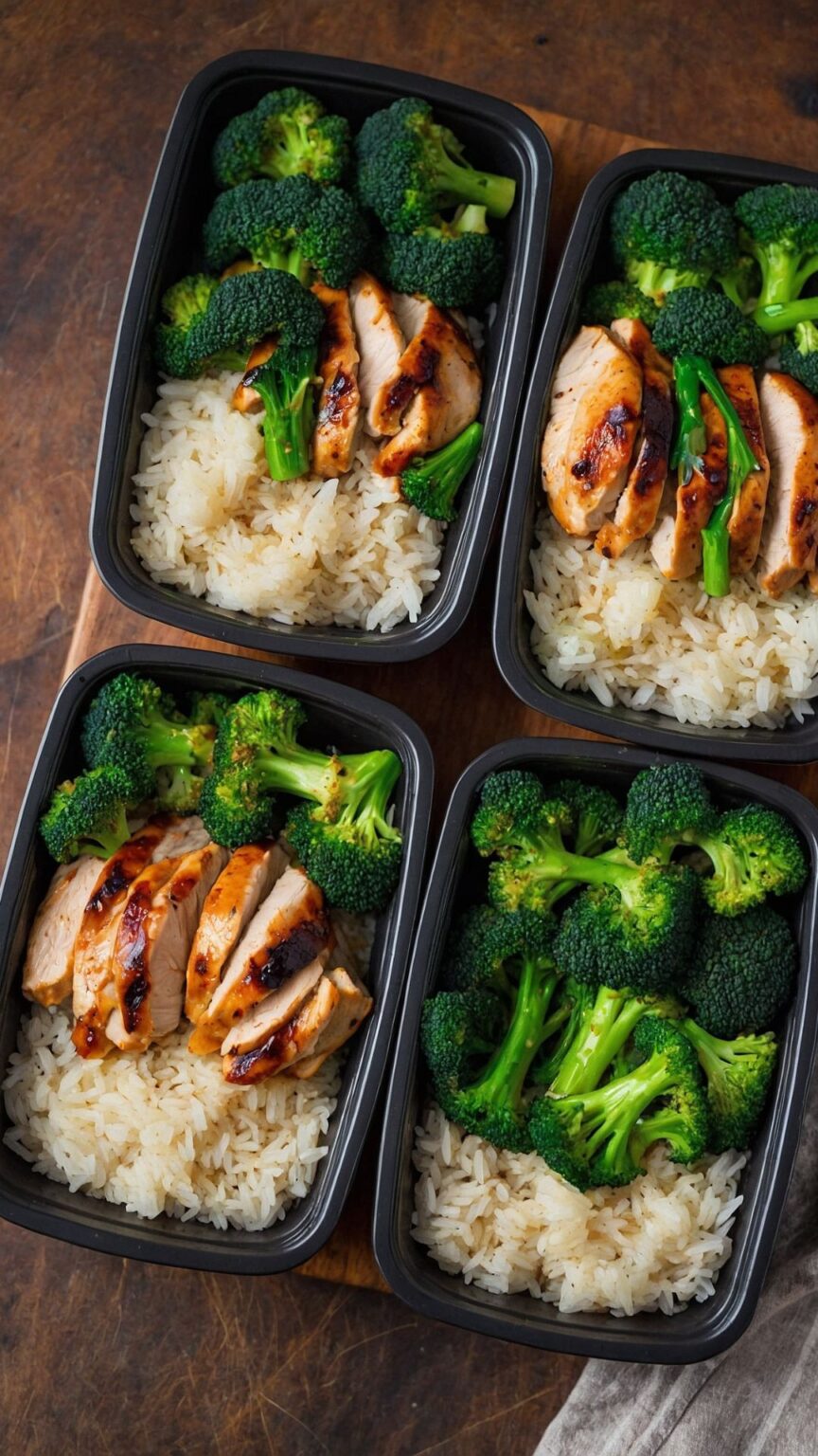 20 Minute Meal Prep Chicken, Rice, And Broccoli - Cravefuly