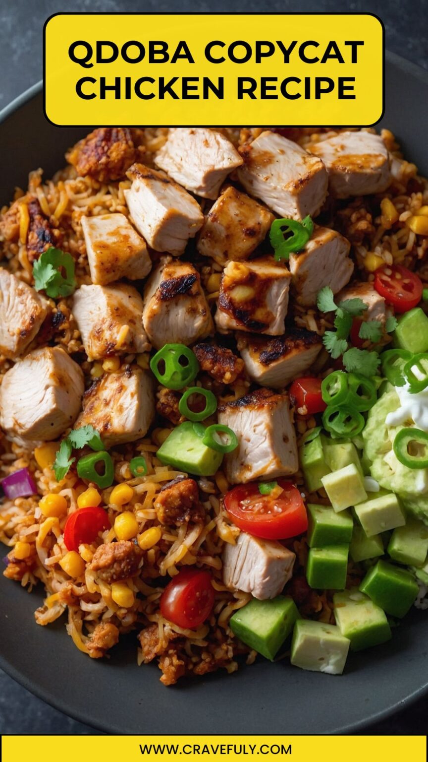 Qdoba Copycat Chicken Recipe - Cravefuly