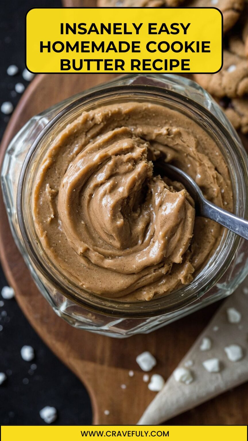 Easy Homemade Cookie Butter - Cravefuly