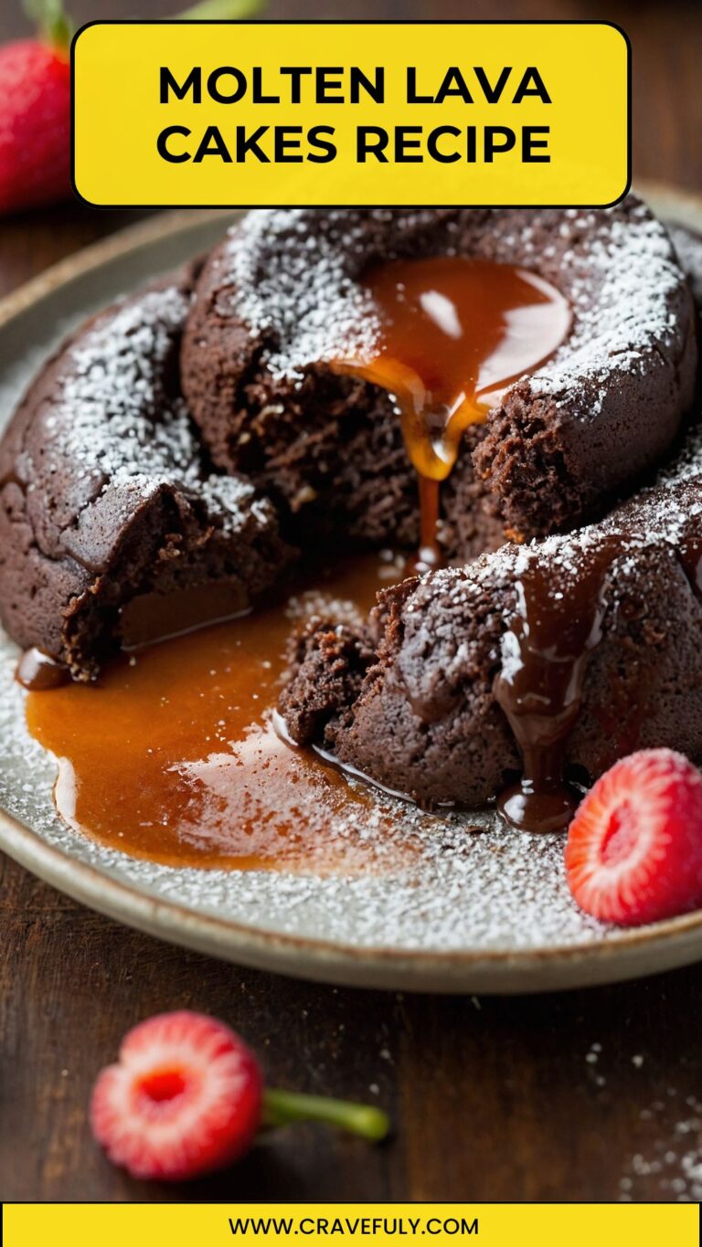 Molten Lava Cakes Recipe - Cravefuly