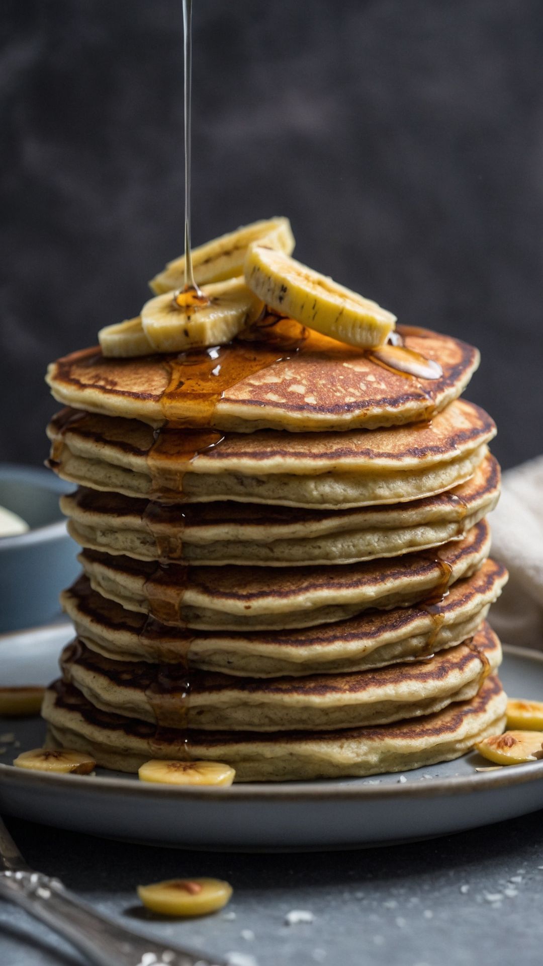 Moist Almond Flour Banana Pancakes - Cravefuly
