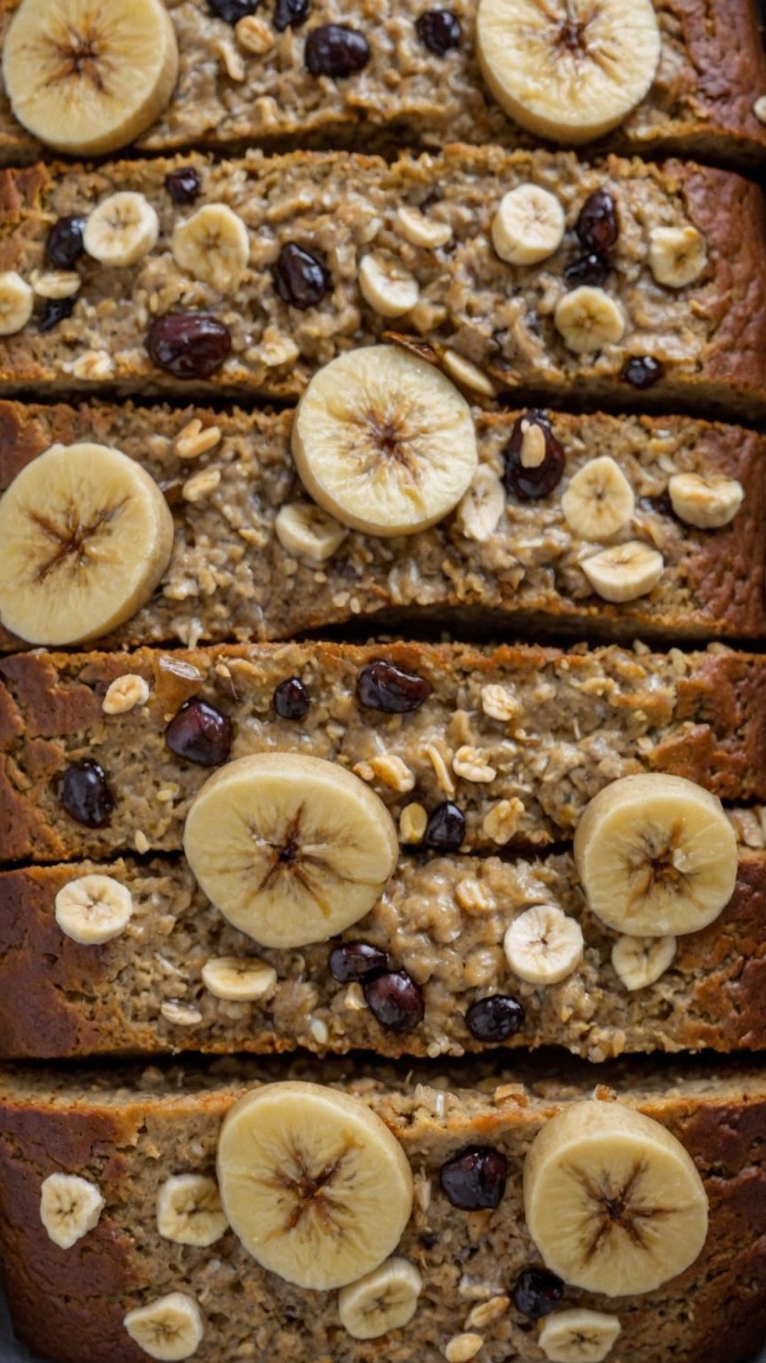 Healthy Oatmeal Banana Bread Cravefuly